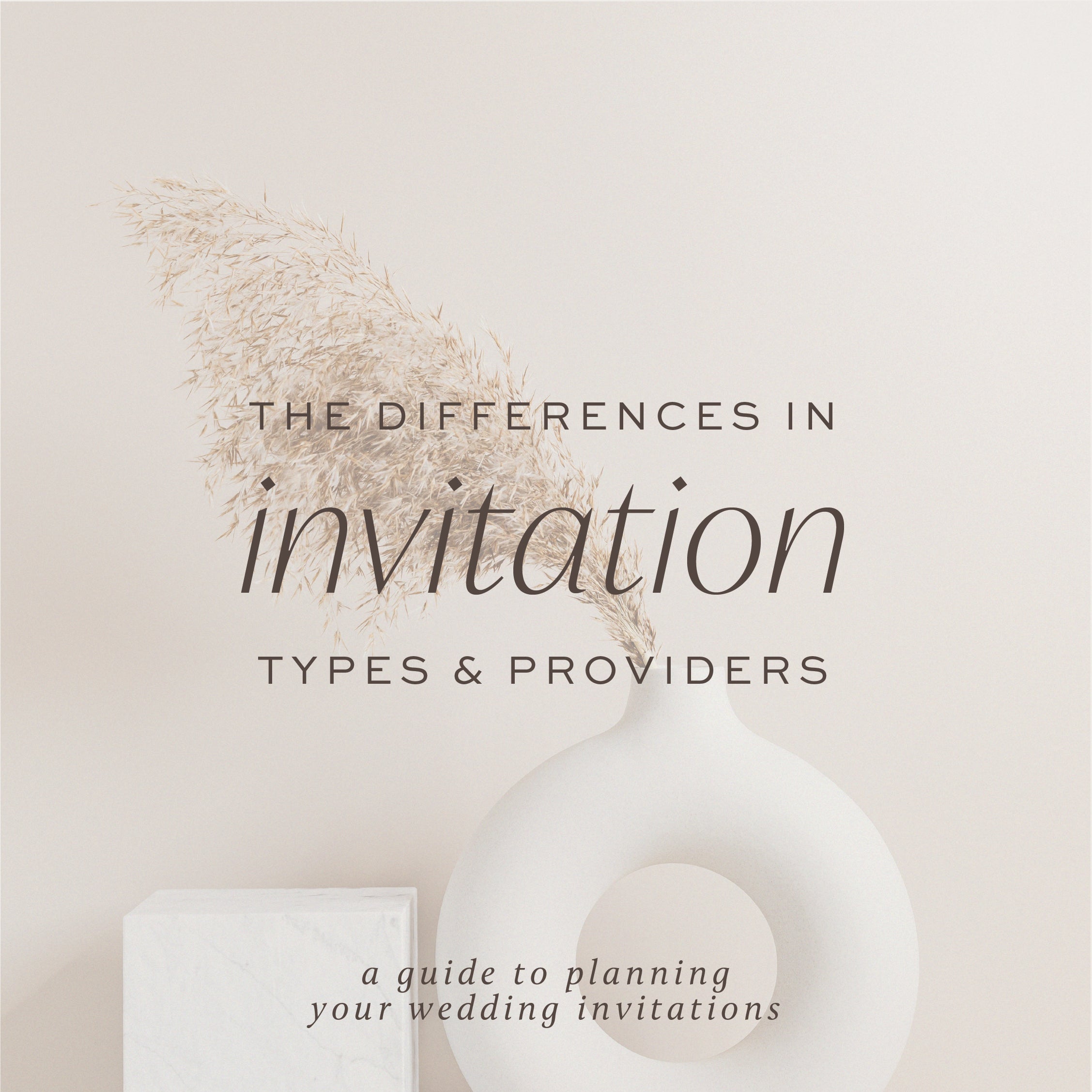 Breaking Down the Difference in Wedding Invitation Types & Providers ...