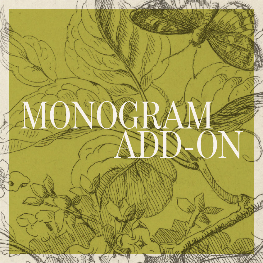 Custom Monogram Add-On – Leighwood Design Studio